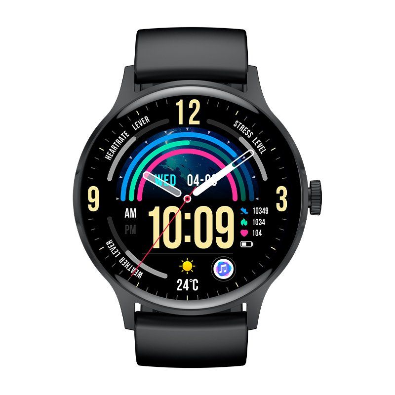Smartwatch COOL Iris Silicona Negro (Amoled, Llamadas, Salud, Deporte ...